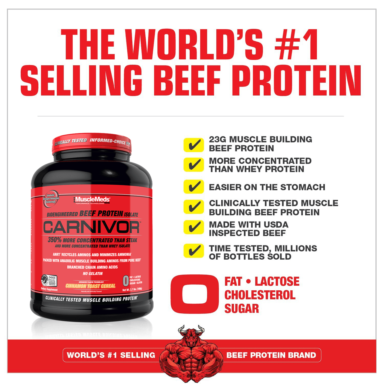 Carnivor - 100% Beef Protein Isolate Protein Powder