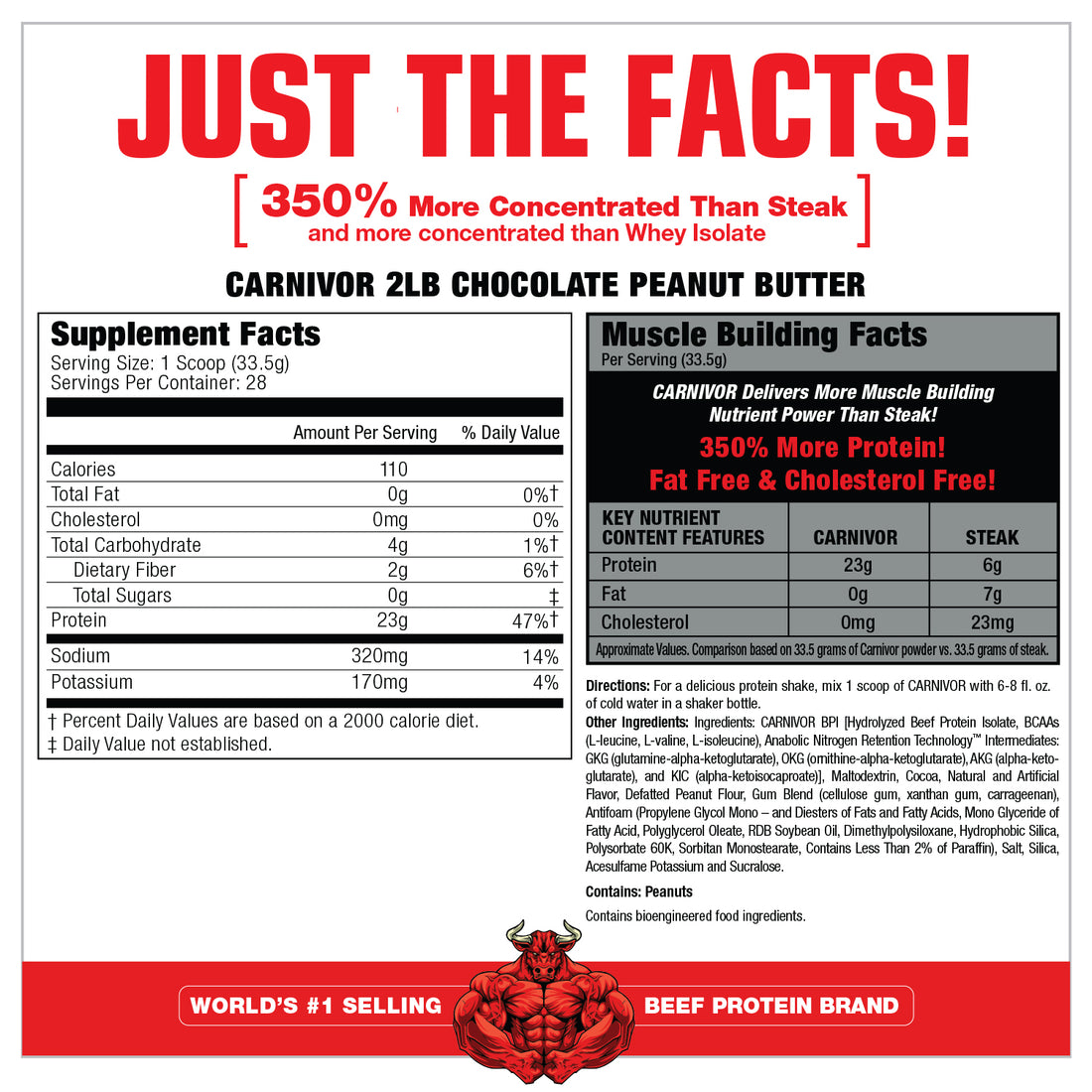 Carnivor - 100% Beef Protein Isolate Protein Powder