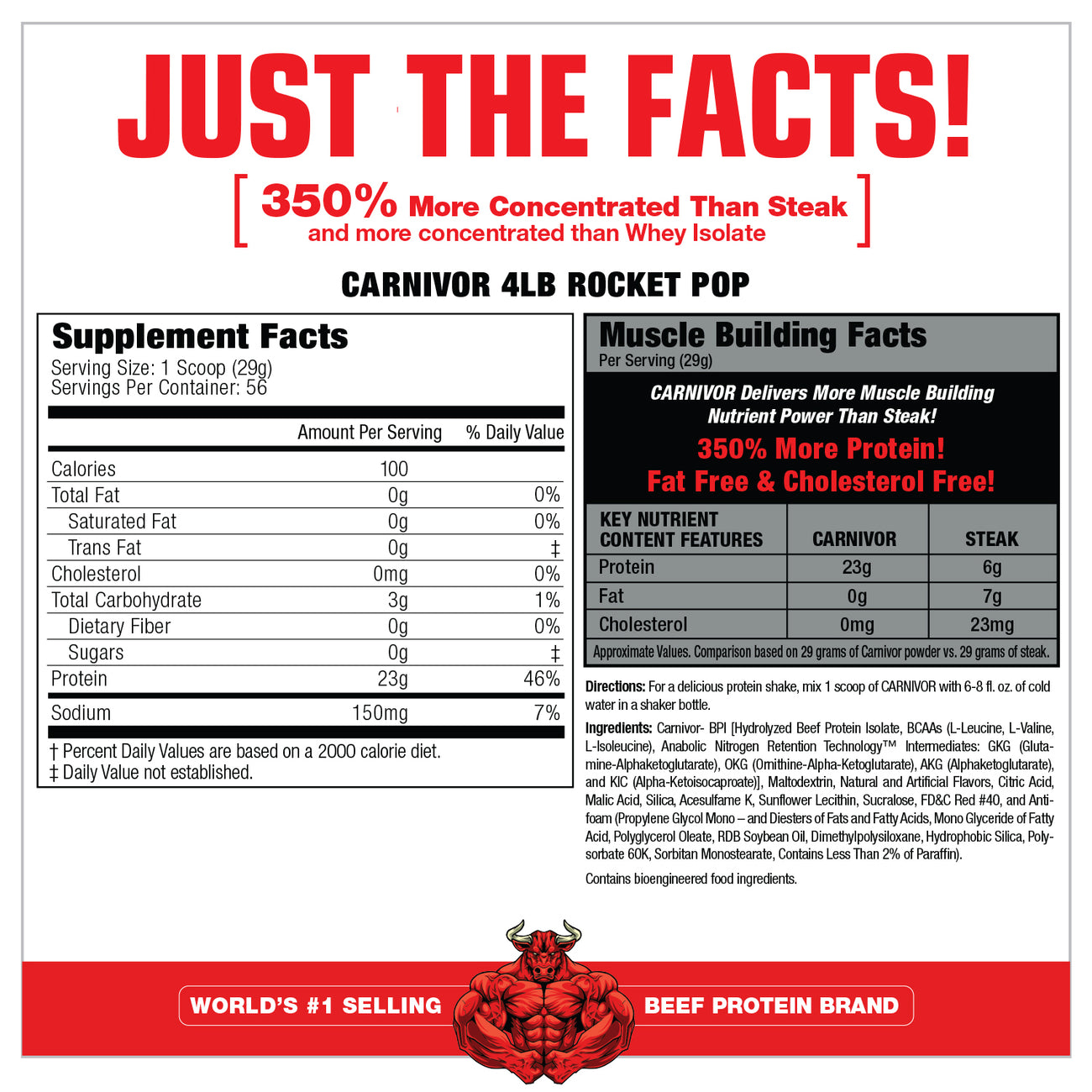 Carnivor - 100% Beef Protein Isolate Protein Powder